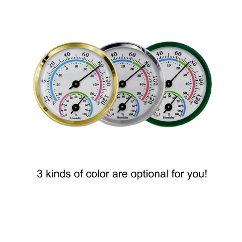2 in 1 Temperature Hygrometer Analog Humidity Monitor Gauge for Outdoor ...
