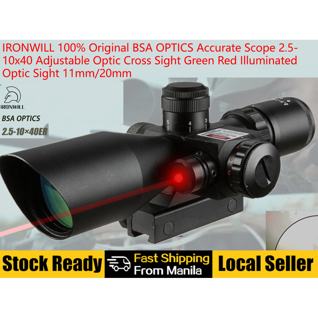 100% Original 2.5-10X40 Scope【Shipping From Philippines/COD】 | Shopee ...