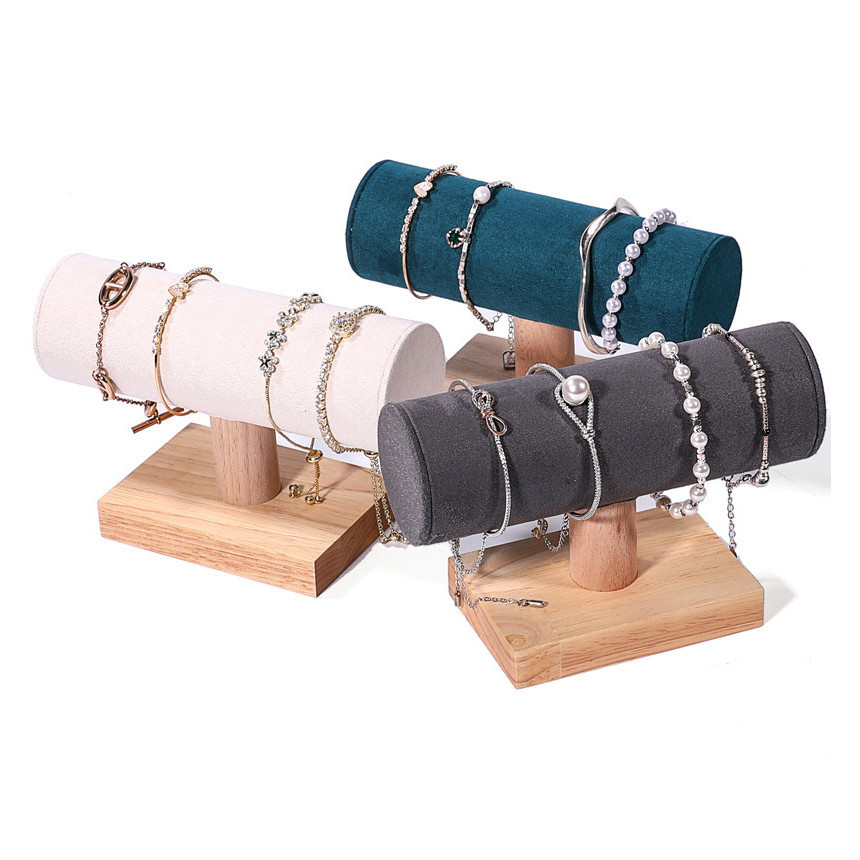 Necklace Rack Wood Jewelry Display Pendant Board T Shape Necklace ...