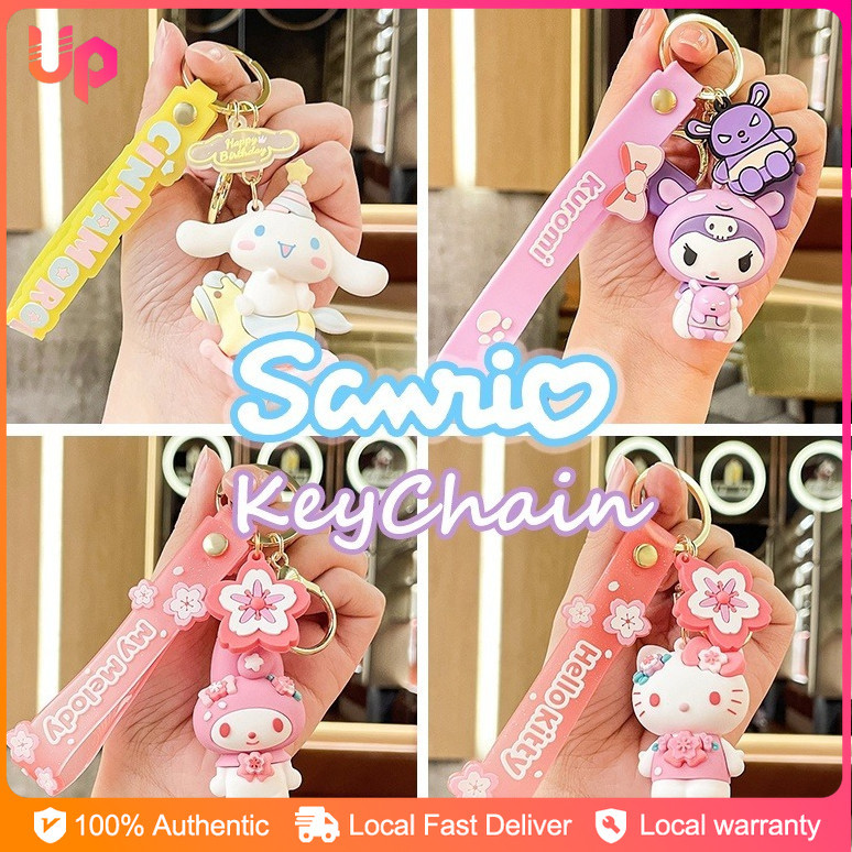 Sanrio Sakura Keychain Cinnamoroll Kids Bag Chain Sanrio Key Chain Car ...
