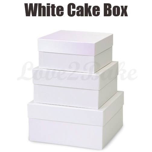 Ordinary White Cake Box (Square & Rectangle) | Shopee Philippines