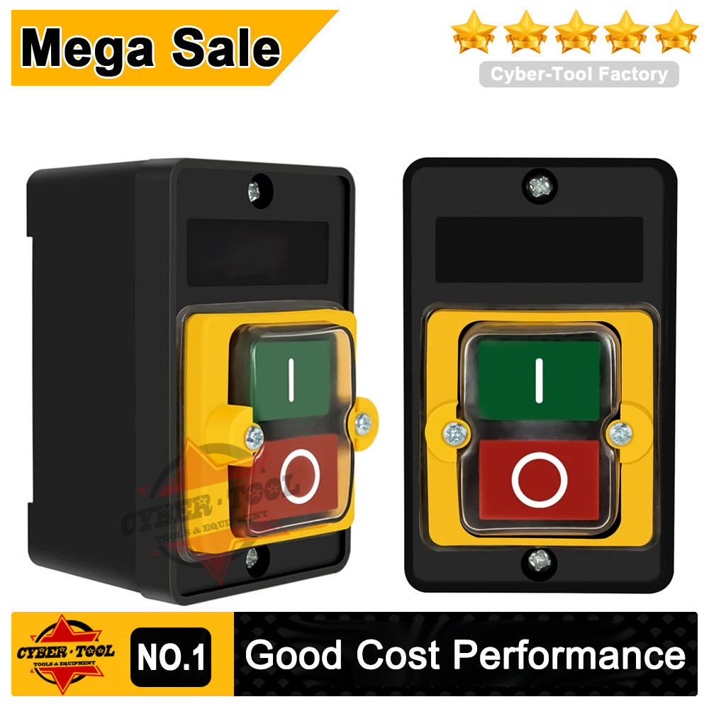 KAO-10,Waterproof Button Switch Control Box,3P,Three-Phase Power ...