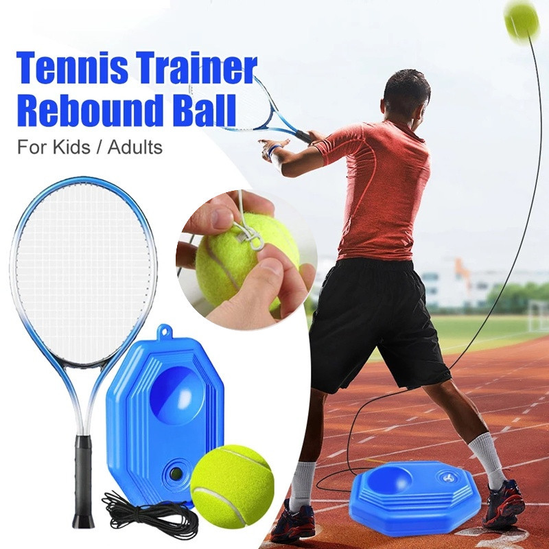 Singles Tennis Trainer Elastic Rope Ball Beginner Competition Training ...