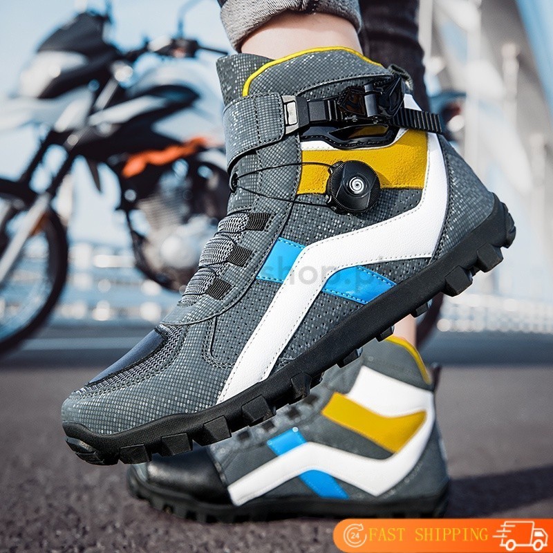 Motorcycle Boots Waterproof Motocross Boots Man Casual Motorcycle Shoes ...