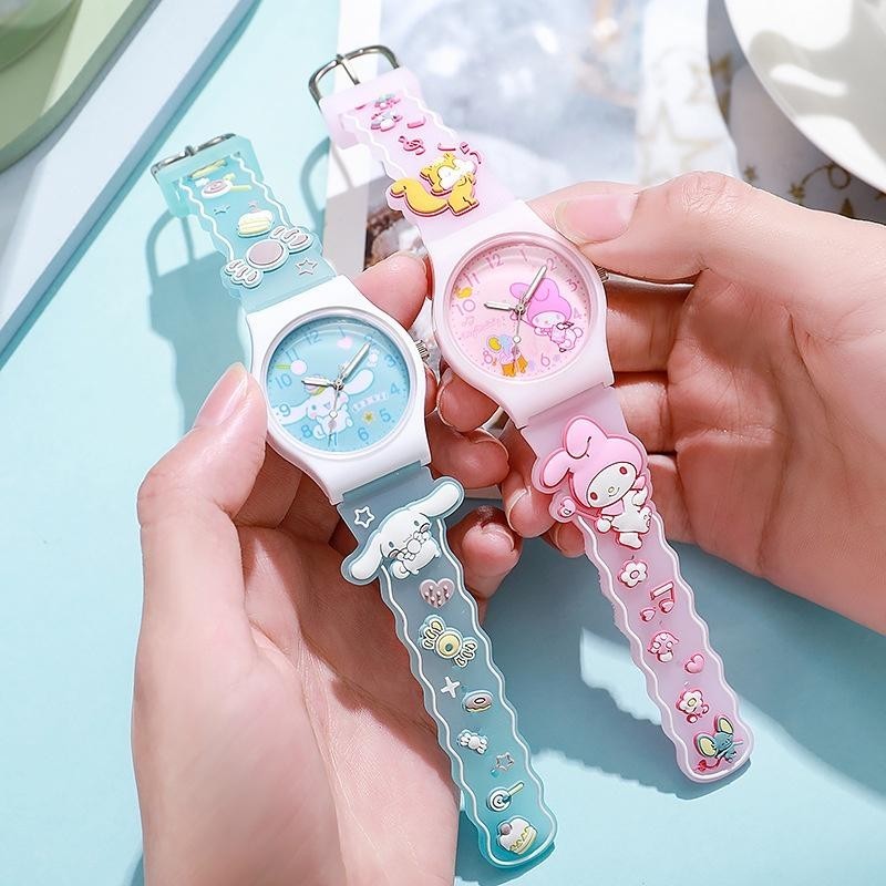 Kuromi Cute Cartoon Kids Watch Jelly Melody Elementary School Student ...