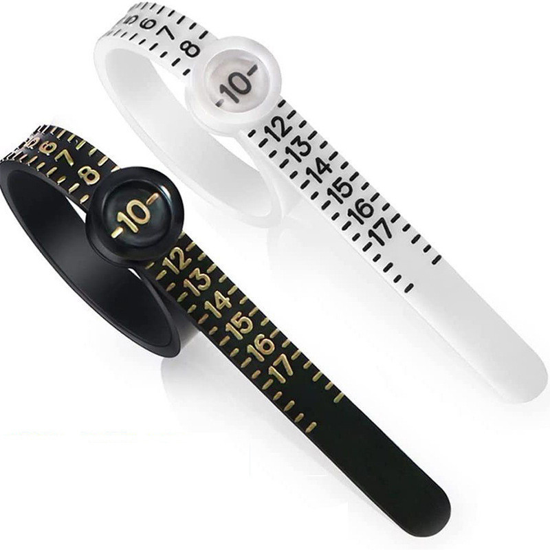 Ring Ruler Measurer Finger Coil Ring Sizing Tool US Size Measurements ...