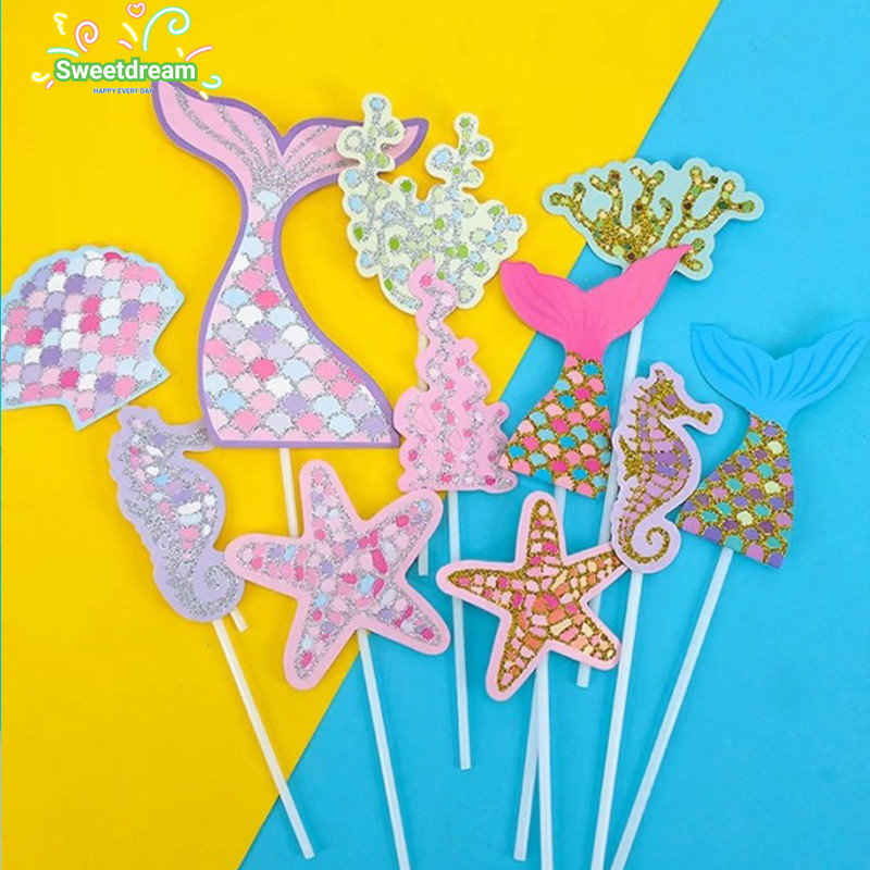 【SW】NEW Ocean Series Cake Plugin Starfish Coral Seahorse Cake Plugin ...