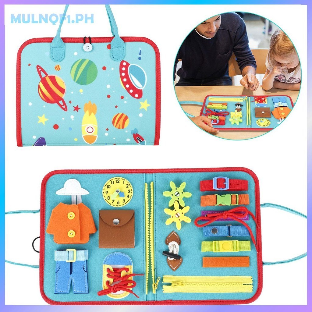 Toddler Busy Board Basic Life Skills Learning Early Educational ...