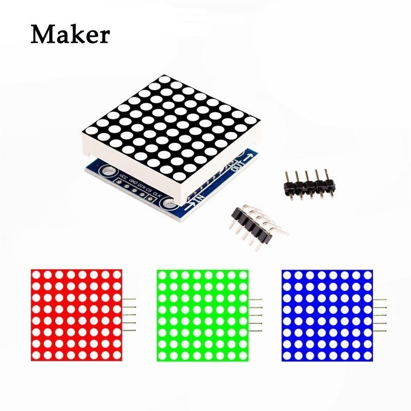 MAX7219 Dot Matrix Module Microcontroller Module Display Module ...