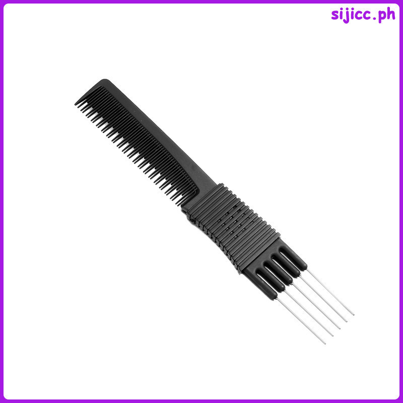 sijicc Tooth Hair Comb Tools Lift Teasing Combs Rat-tail Carbon Styling ...