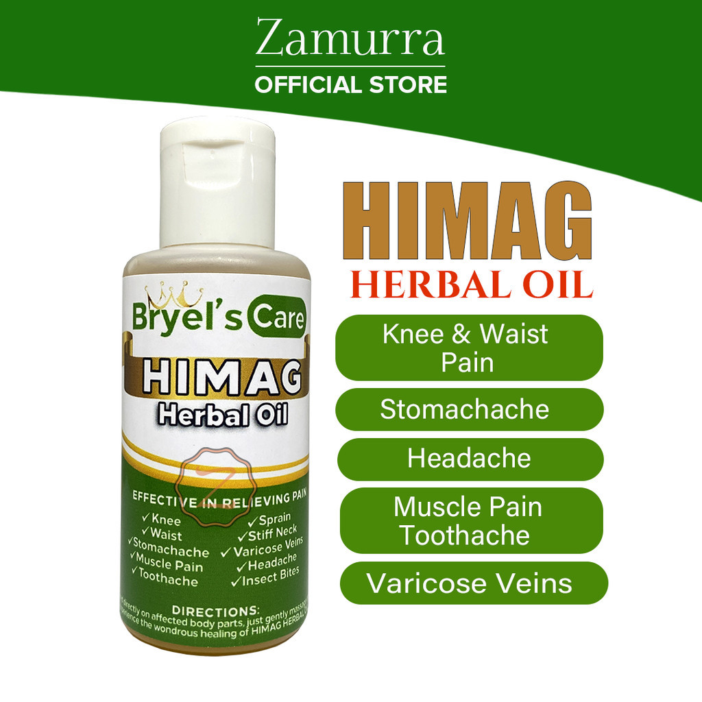 100% HIMAG Healing Oil Original 60ml Massage Oil Pain Reliever Natural ...