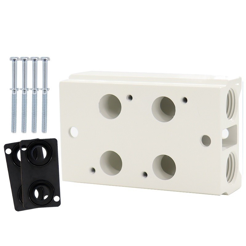 Yade passenger V solenoid valve base valve plate confluence plate M F F ...