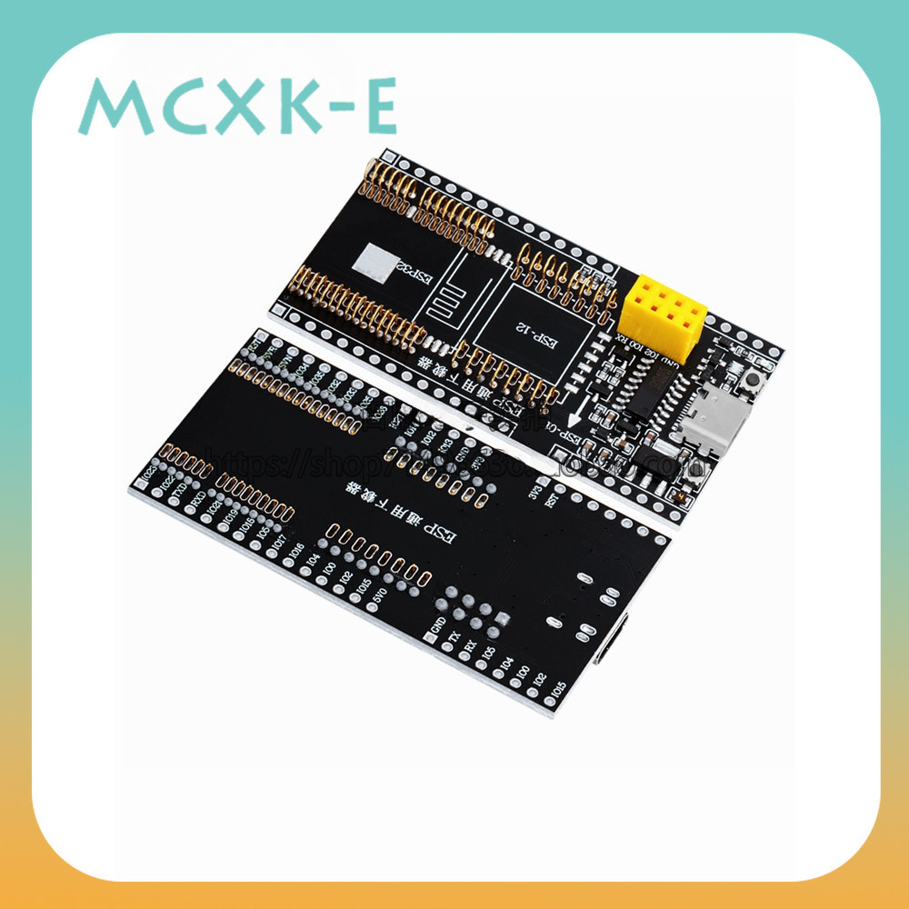 Esp8266 Esp32 Wrover Development Board Test Programmer Socket Downloader For Esp 01 Esp01s Esp12