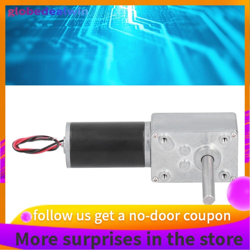 Globedealwin Gear Reducer DC Worm Motor High Turbine Electric Self ...