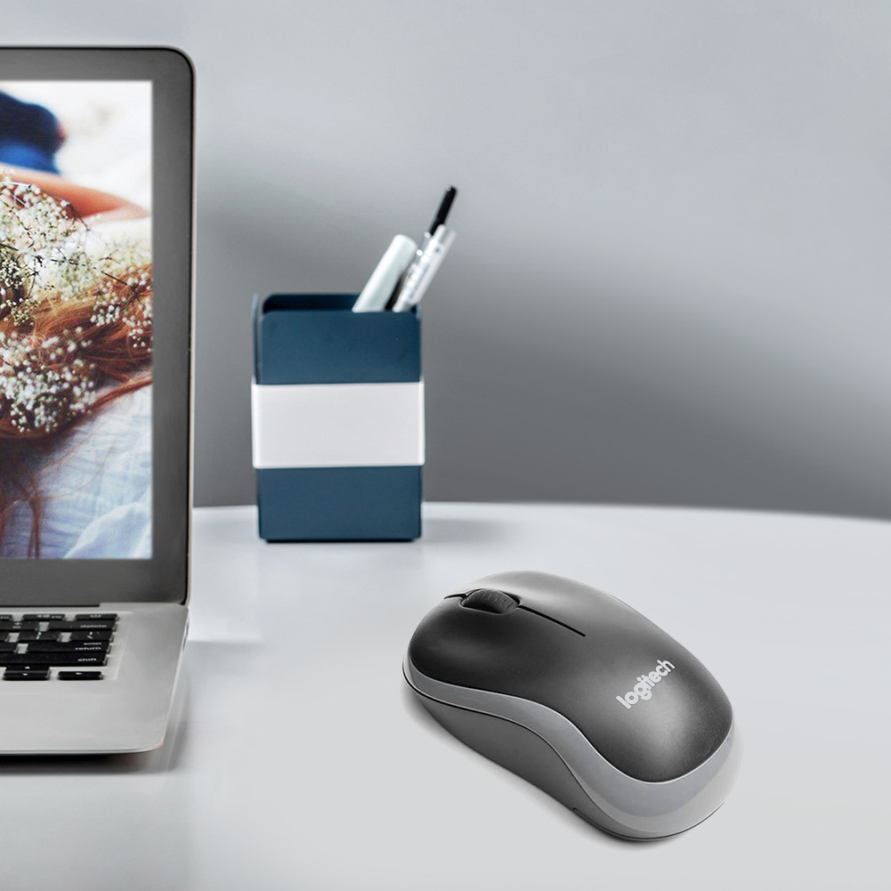 Logitech-M-185 Wireless Optical Mouse USB Receiver Fit Compact PC ...