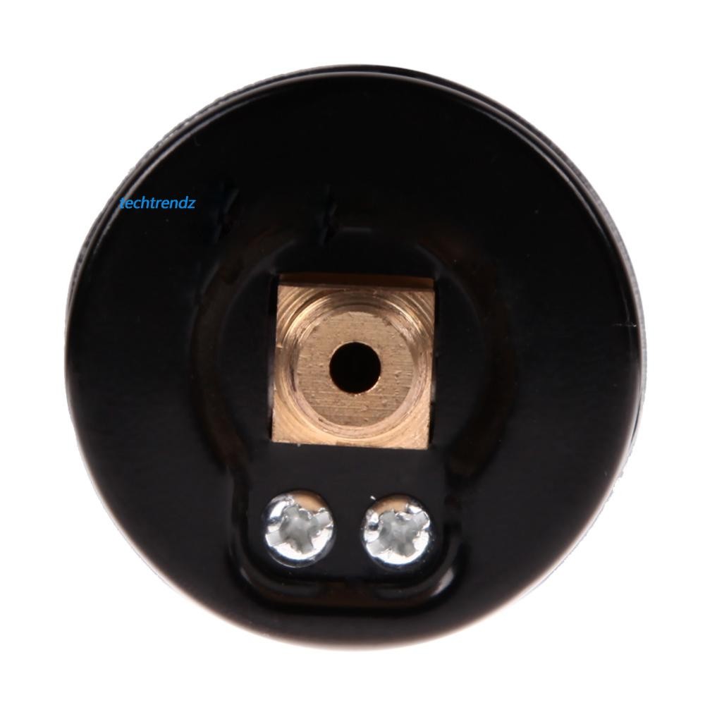 1/8in NPT Mini Pressure Gauge Back Mount 1.5inch Face Manometer ...