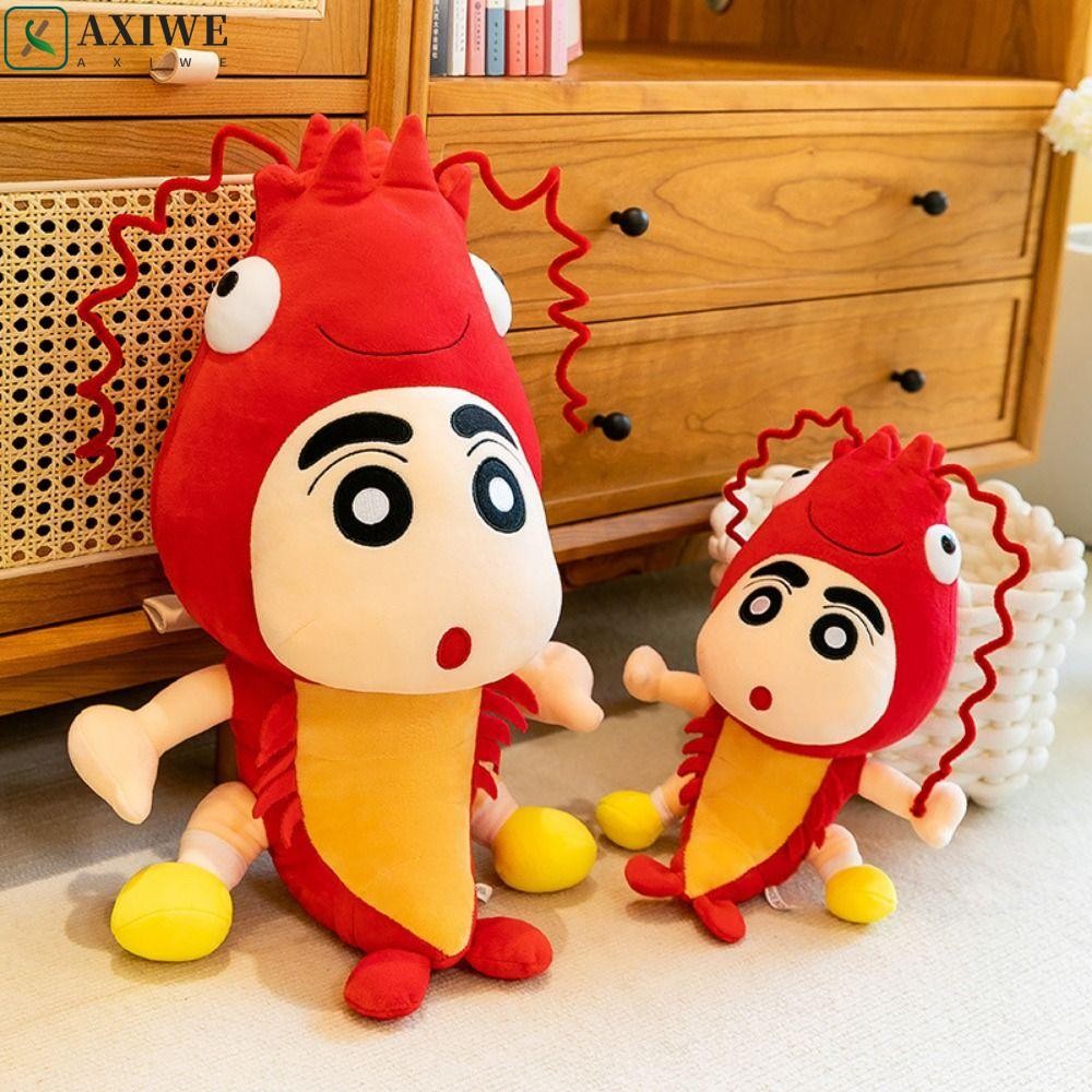 AXIWE Crayon Shin-Chan Plush Toys, Change Clothe Lobster Shin-chan ...