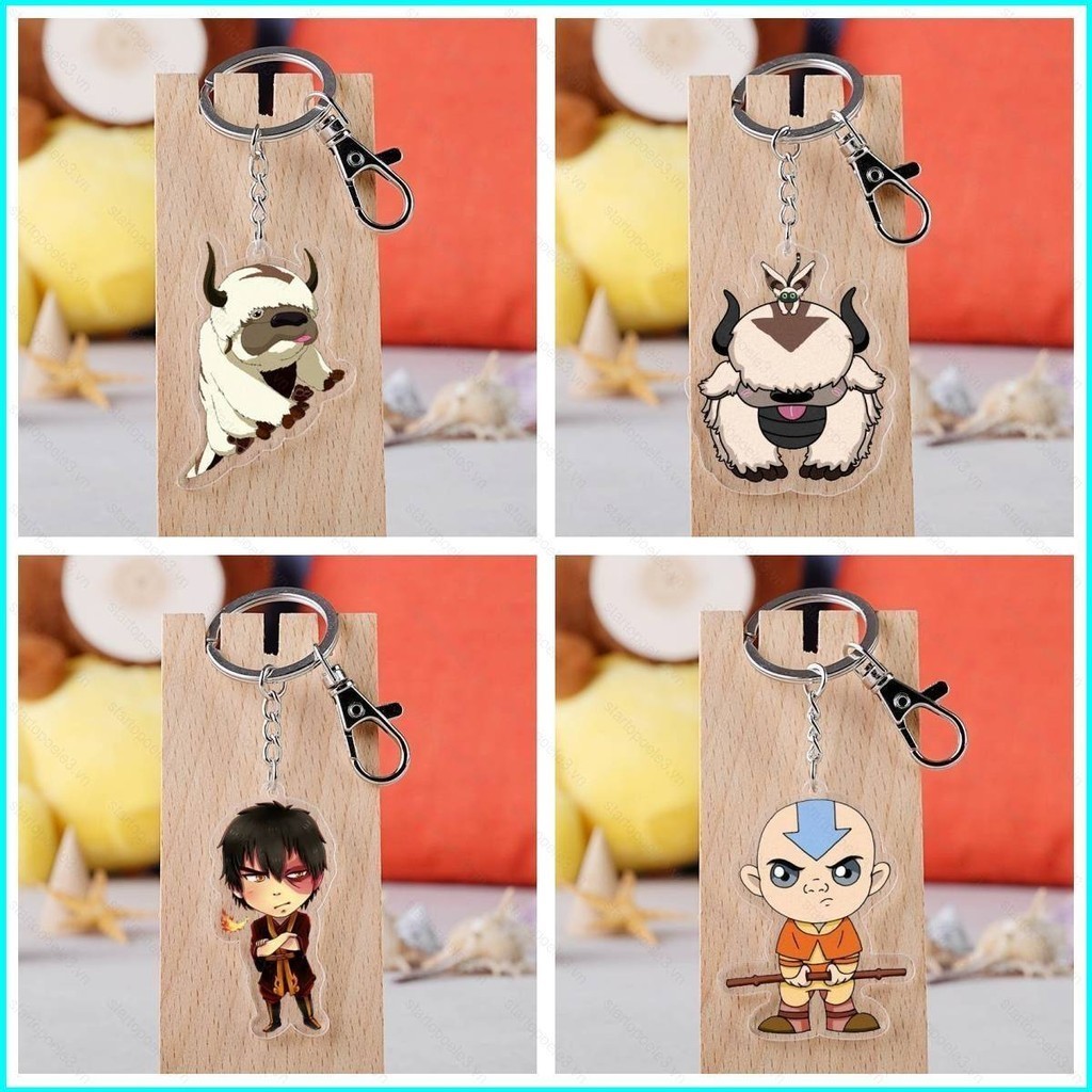 star3 Avatar The Last Airbender keychain Aang Katara Sokka Zuko Iroh ...
