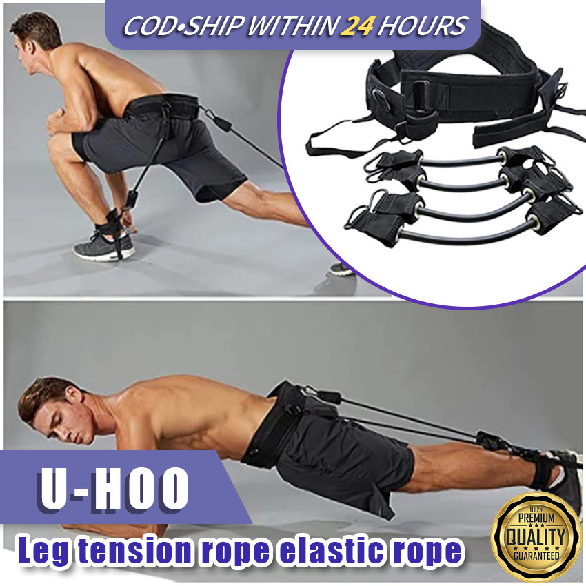 Fitness Band Rubber Resistance Band Legs Vertical Jump Trainer Speed ...