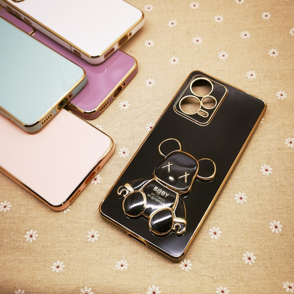 Redmi Note 12 4G Redmi Note 12 Pro Plus Note 12 Pro 5G Bear Mobile Phone Stand I Ring Holder ...