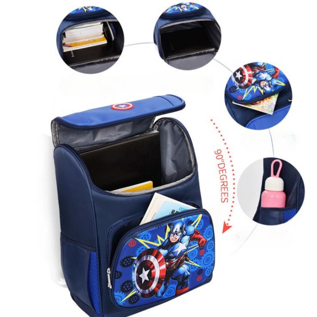 YoYo# YCS025 Children's Large Capacity Backpack Cartoon School Bag ...