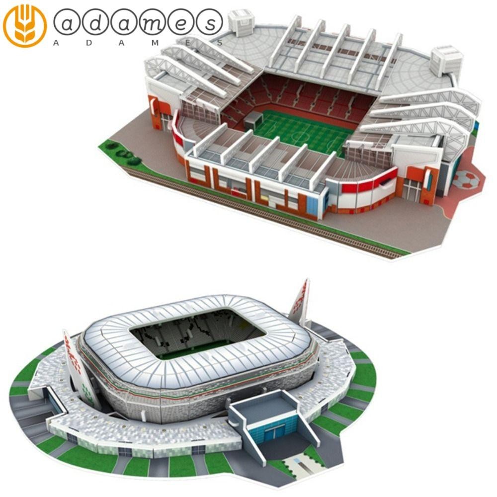 ADAMES Miniature Football Stadiums, DIY Paper 3D Soccer Stadium Puzzle ...