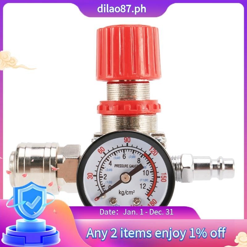 1/4Inch Pressure Regulator Air Compressor Pressure Regulator Reduction ...