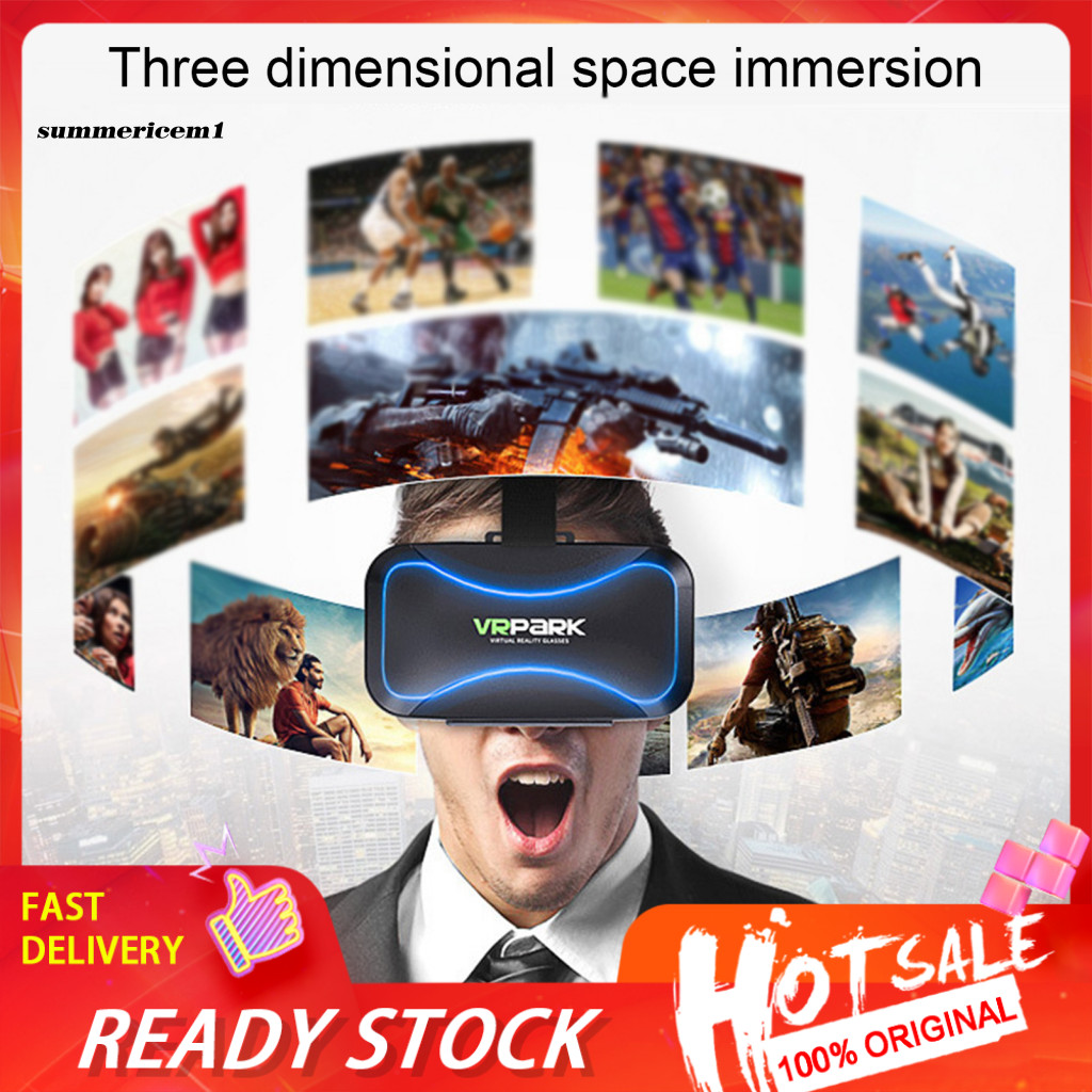 【Ready stock】 Intelligent 3D Mobile Phone VR Glasses Headset Goggles ...