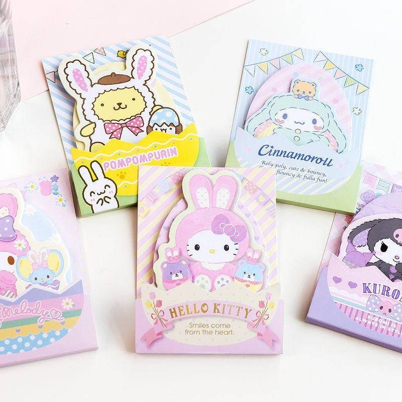 48PCS Cute Convenience Store Note Message Sticker Pack Sanrio Rabbit ...