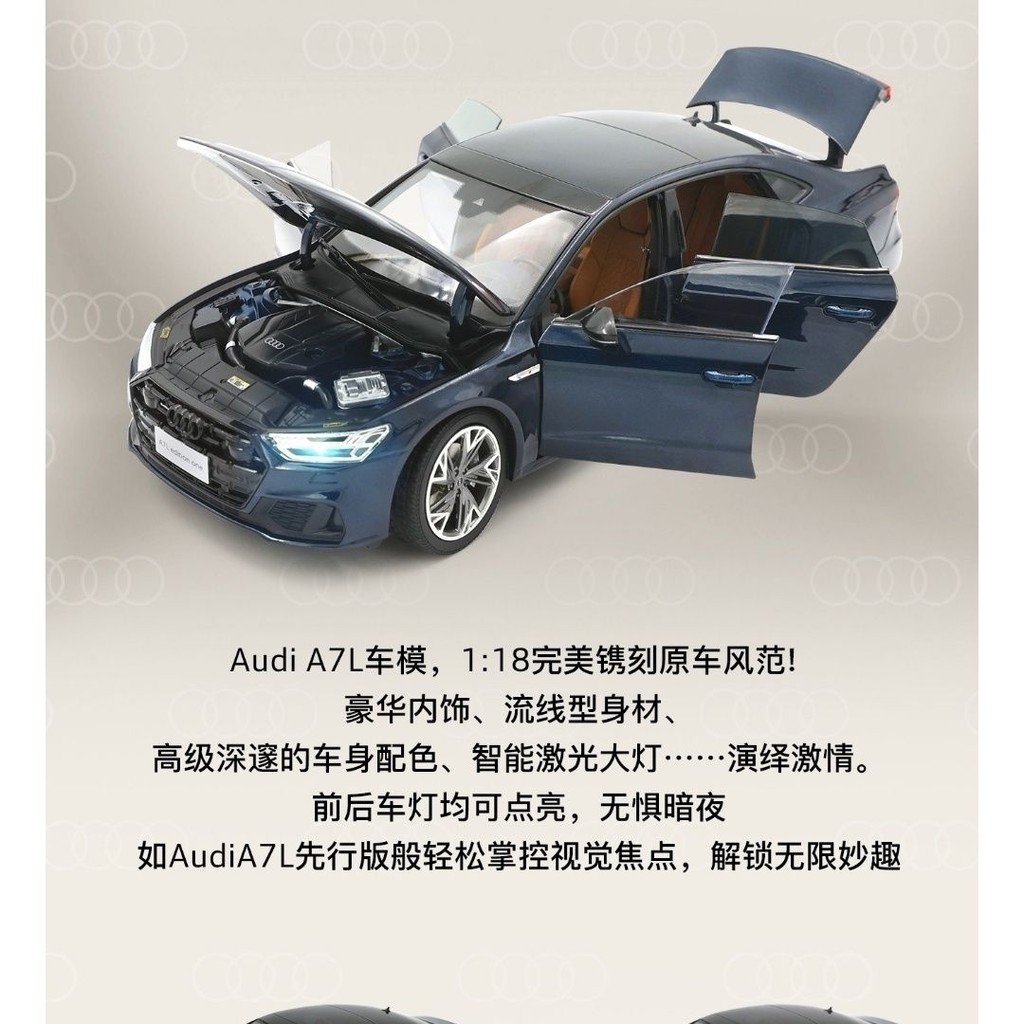 Audi A7L 1: 18 Perfect Scale AudiQ5 e-tron Roadjet Land Specialist Domineering Style | Shopee ...