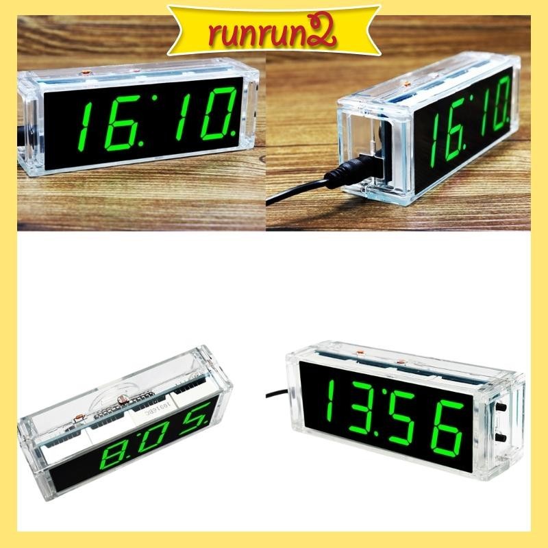 RUN Electronic Clock DIY LED Microcontroller Set Digital Clock ...