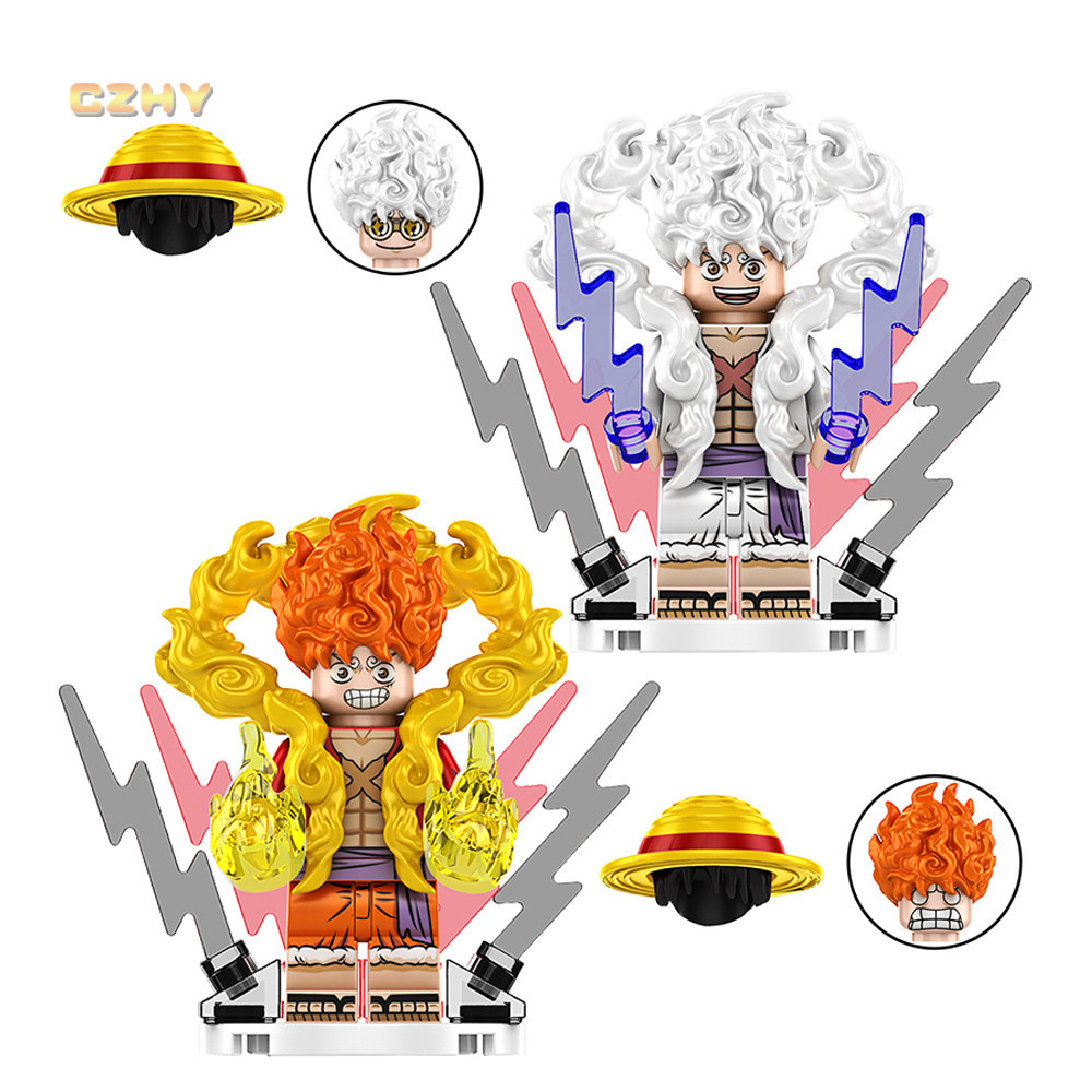 TP051 TP052 Jaoenese Anime Nika Luffy Mini Building Blocks Action ...