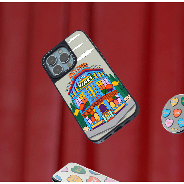 CASETiFY X Beyond The Vines Hotel Case Magnetic suction Black&Sliver ...