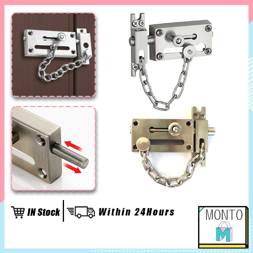 Metal Chain Door Lock Zinc Alloy Anti Theft Lock with Chain Security ...