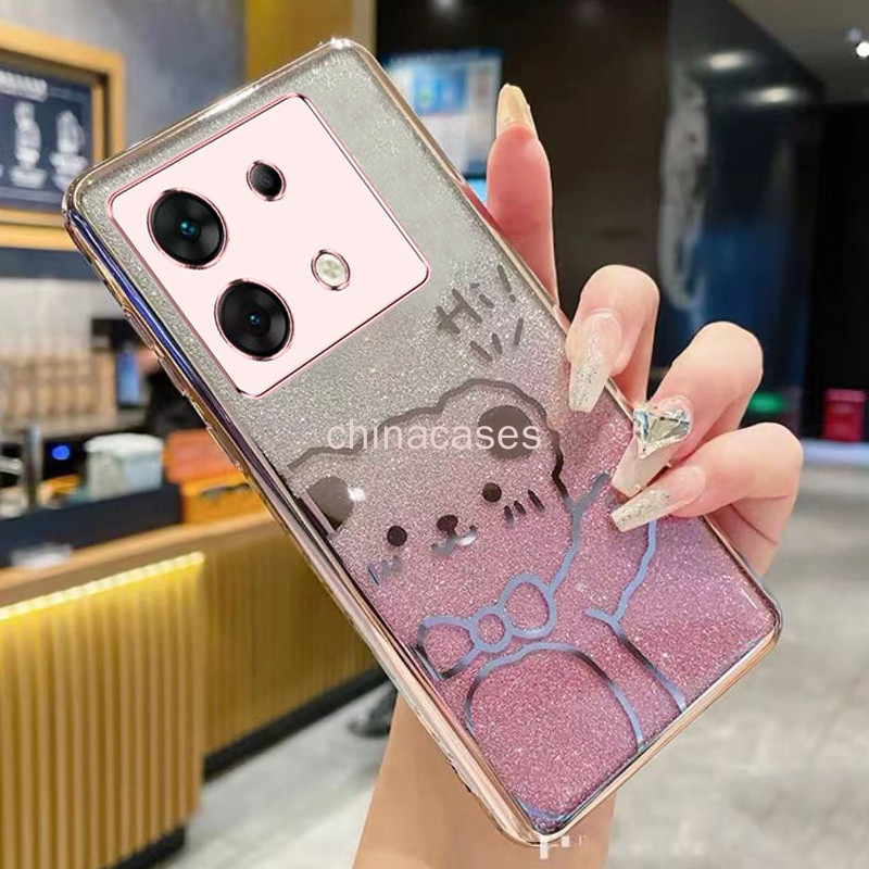 Casing Infinix Zero 30 5G 2023 X6731 Bow Gradient Sparkling Pink Cute ...