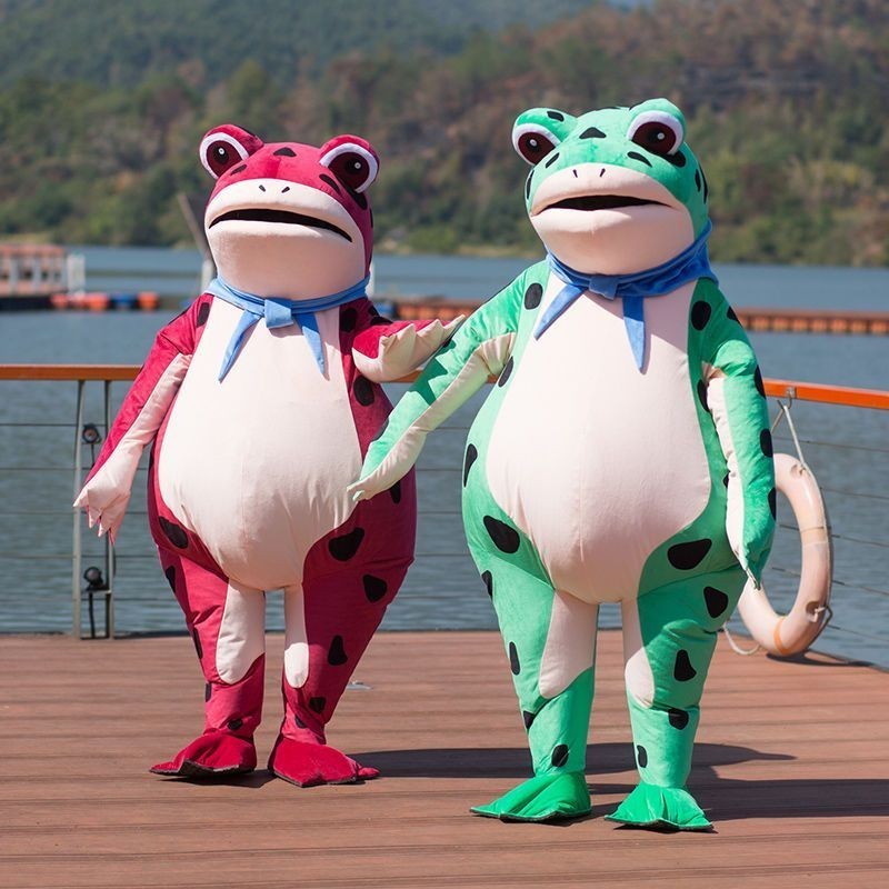 Cosplay Costume Frog Costume Set Suitable for Teenagers and Adults Play ...