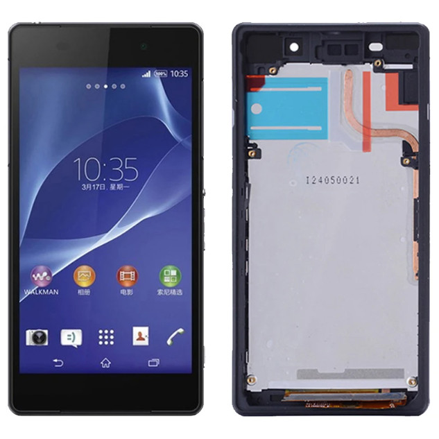 Original with Frame For Sony Xperia Z2 D6502 D6503 LCD Display With Touch Screen Glass Panel ...