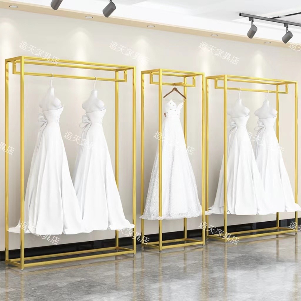 Wedding Dress Shelf High-End Display Stand Floor-Type Golden Special ...