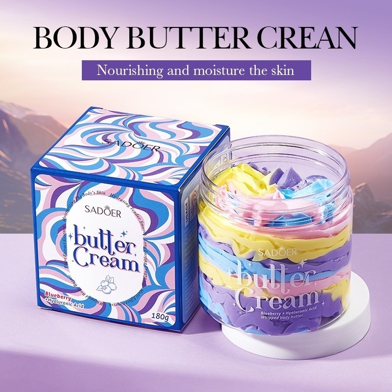 Preferred#~Full English Blueberry Ice Cream Cream SADOER Blueberry Butter Moisturizing Lotion ...