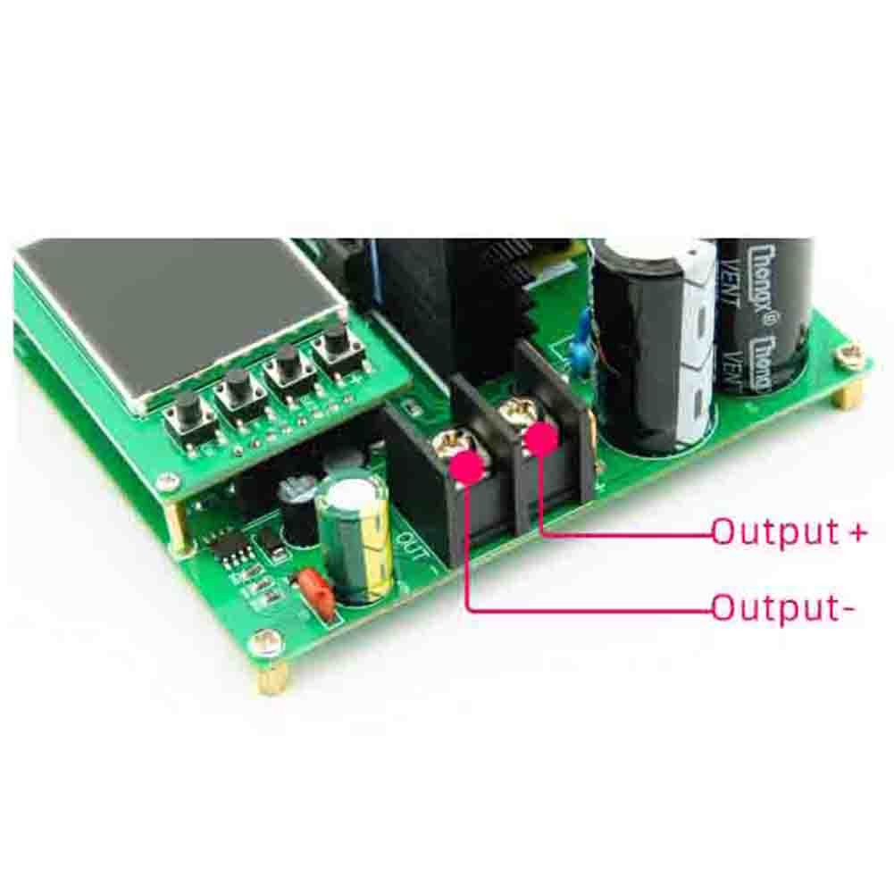 900W 15A Step Up Converter TFT Digital Display DC-DC Boost Converter Module 8-60V To 10-120V ...