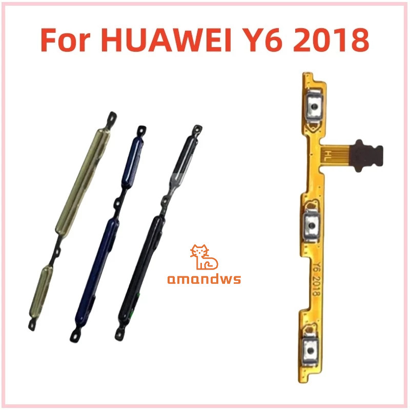 Y6 2018 Power Volume on off button flex for huawei Y6 Prime 2018 Side ...