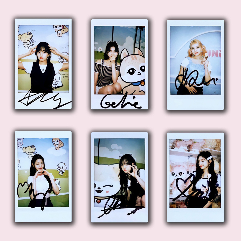 IVE Minive Kpop LOMO Card Polaroid Post Cards Photocards HD Collective ...