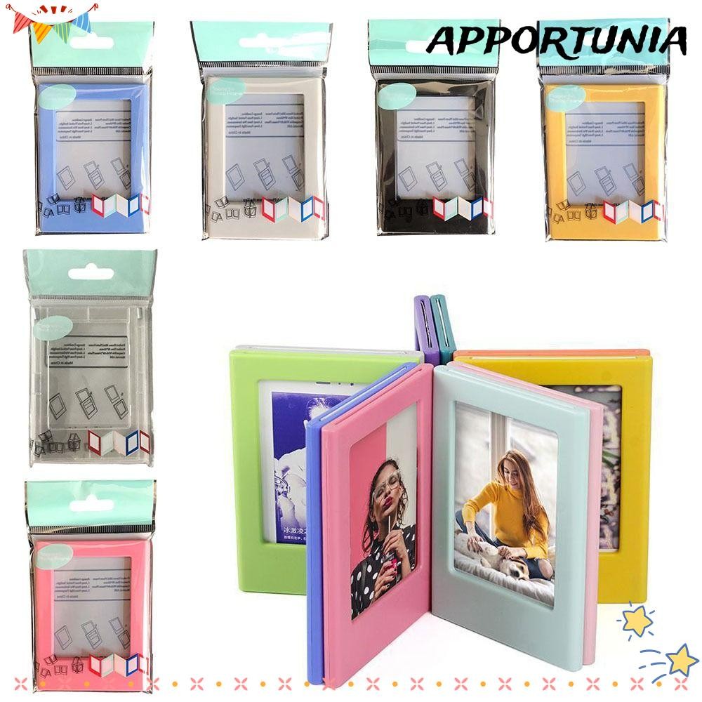 APPORTUNIA Photo Frame, Transparent 3-Inch Picture Frames, Refrigerator ...