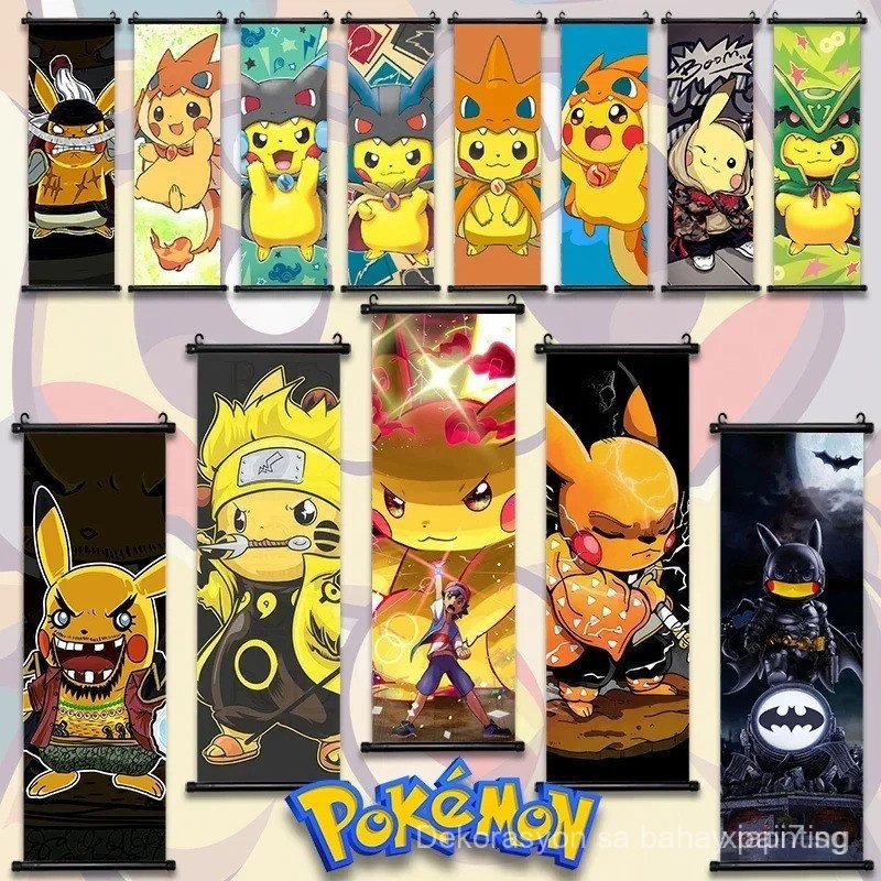 Pokemon Japanese Anime Pikachu Peripheral Modern Room Decoration ...