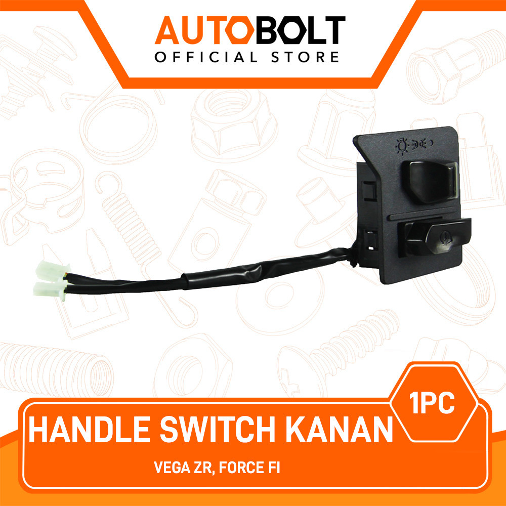 TOMBOL Handel Switch Right Yamaha Vega ZR & Force FI F1 Handle Hendel ...