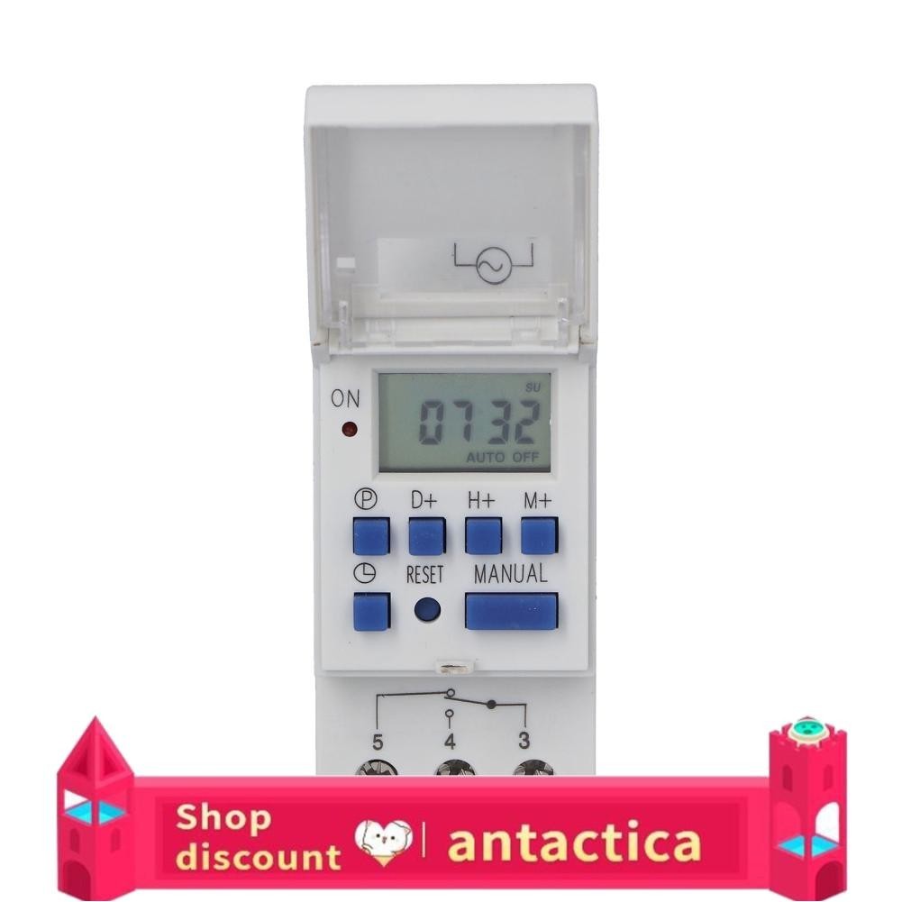 Programmable Timer Guide Rail LCD Time Relay Switch For Neon Lights ...