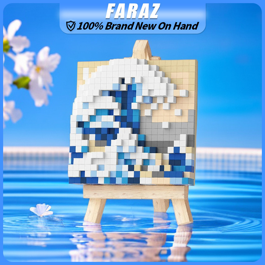 3D Oil Painting Building Blocks Toys Pixel Art Painting Model Kids ...