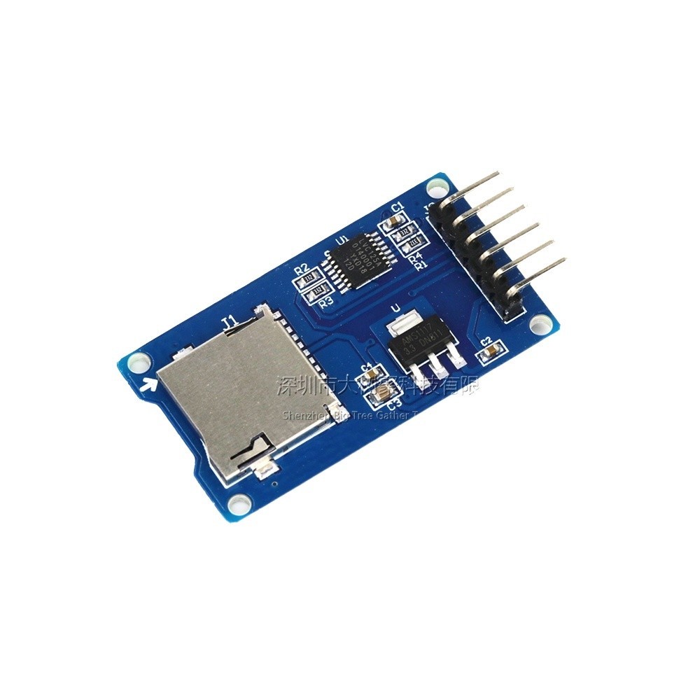 Micro SD card module SPI interface TF card reader with level conversion ...