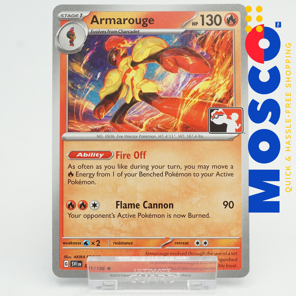 Armarouge - 041/198 - Rare Prize Pack Series | Pokemon TCG | Shopee ...
