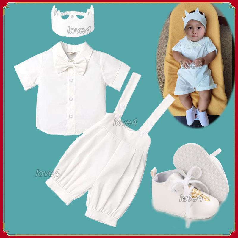 White Christening Clothes for Baby Boy Newborn Clothes Set 0-18 Months ...
